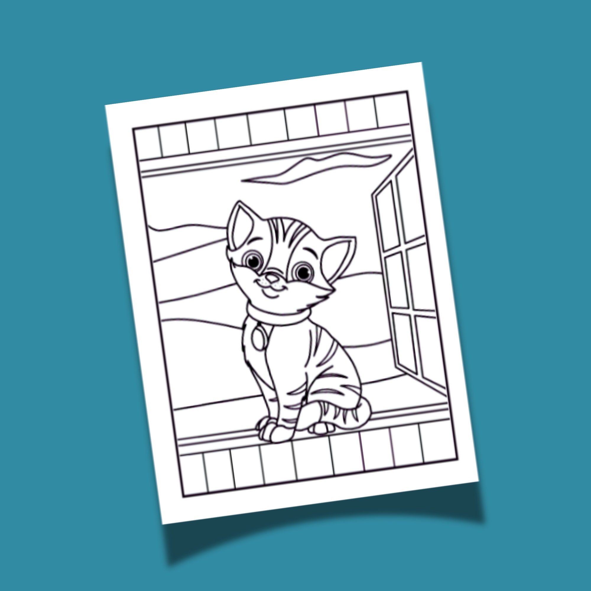 20 Cats Printable Coloring Pages for Kids, Fun Colouring Pages for ...