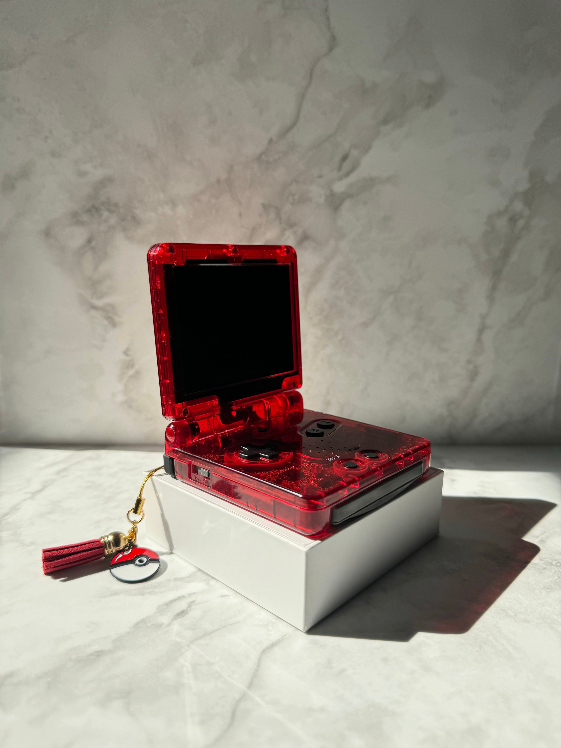 Red Gyarados Pokémon Nintendo Game Boy Advance SP IPS V5 LCD Laminated ...