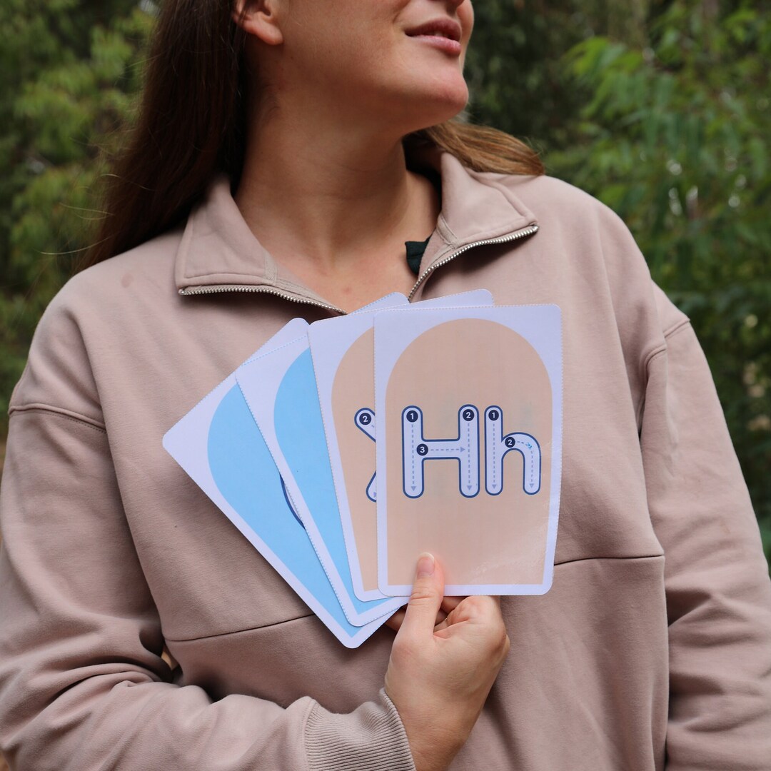 Alphabet Tracing Cards, Alphabet, Education Printable Resource ...