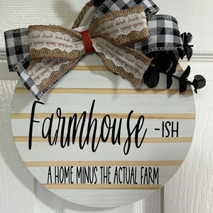 10 Round Sign - Etsy