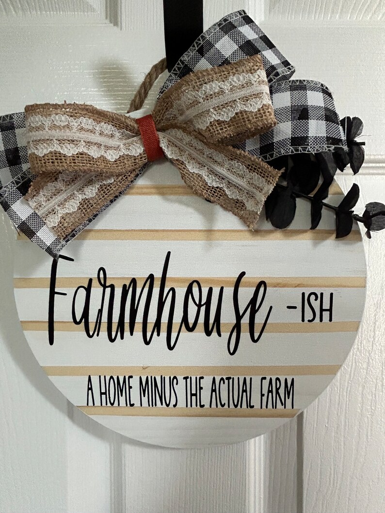 10 Round Sign - Etsy