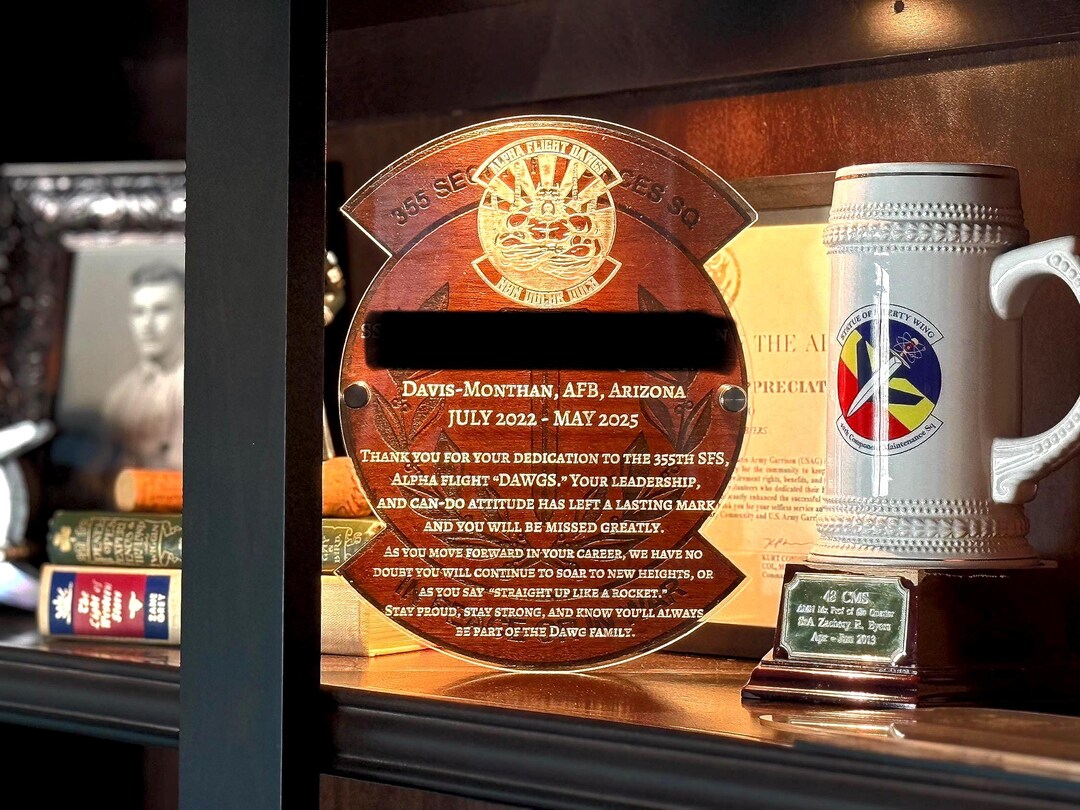 LARGE Custom Military Going Away Gift (10''x10'') - Etsy