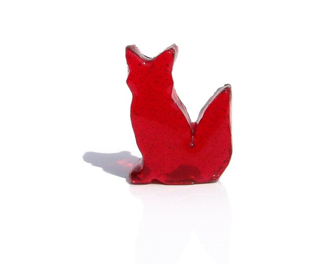Transparent Red Fox Figurine - Etsy