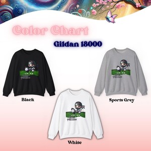 American Football Sweatshirt, Ninja Art Anime Shirt, Chibi Character ...