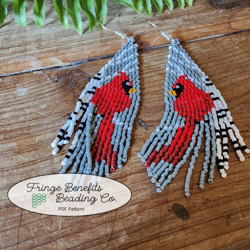 Cardinal Bead - Etsy