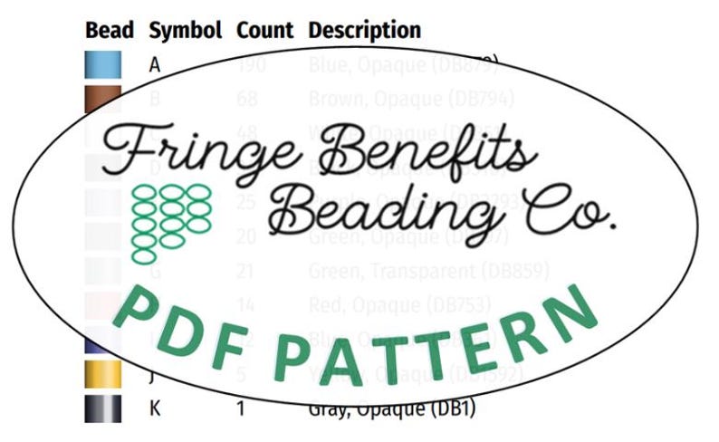 PDF BEADING PATTERN - Wood Duck Beaded Oval Earrings Pattern for Bird ...