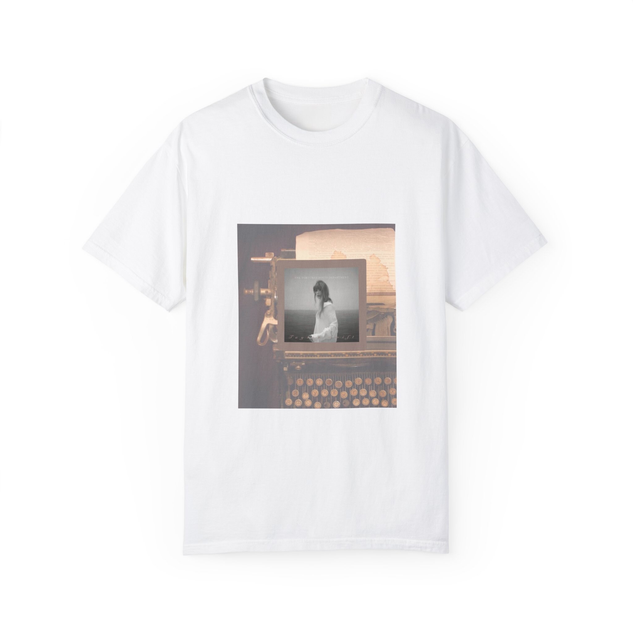 TTPD Shirt Album Cover and Typewriter - Etsy