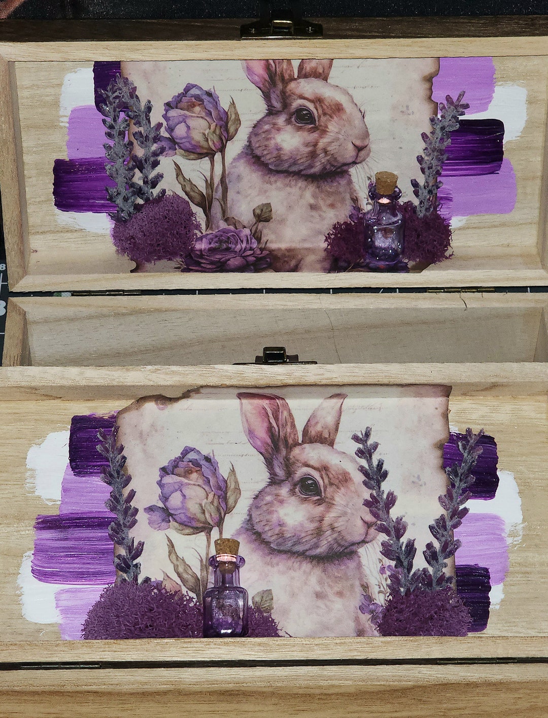 Lavender Bunny Lockbox - Etsy
