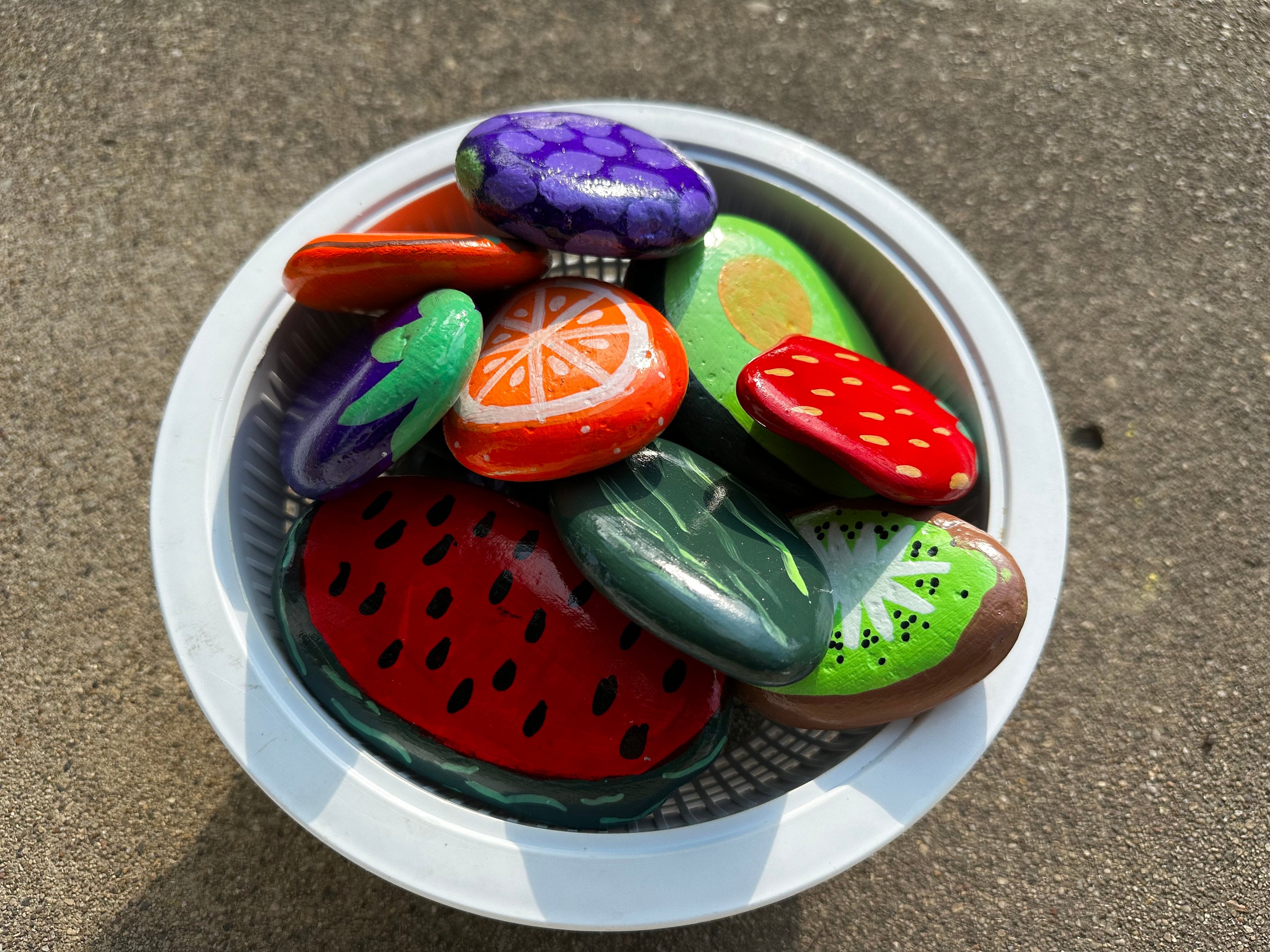 Mud Kitchen Rocks, Mud Kitchen Food, Outdoor Play Food, Sensory Food ...