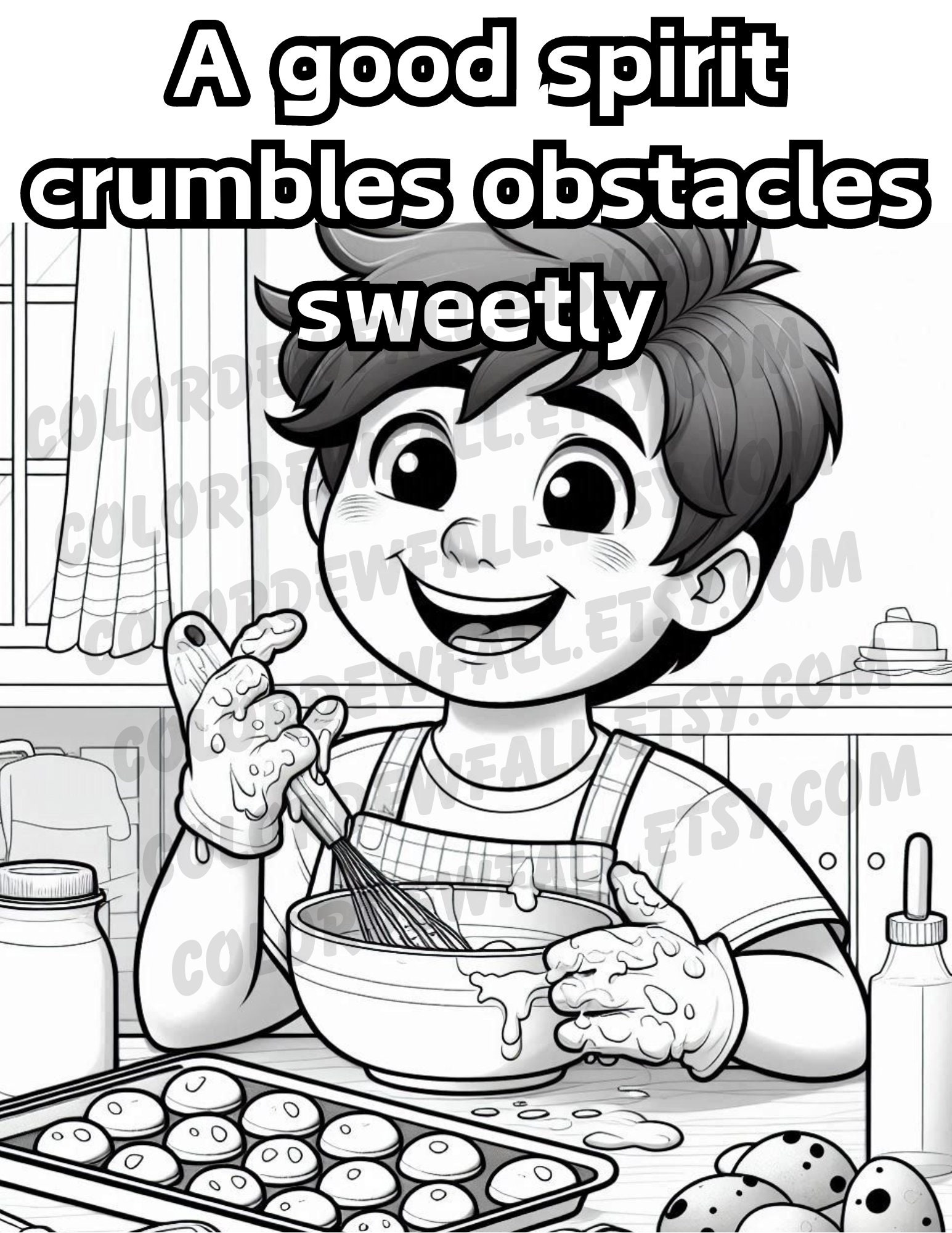 Get Dirty Printable Coloring Pages for Kids Coloring Book Children's ...