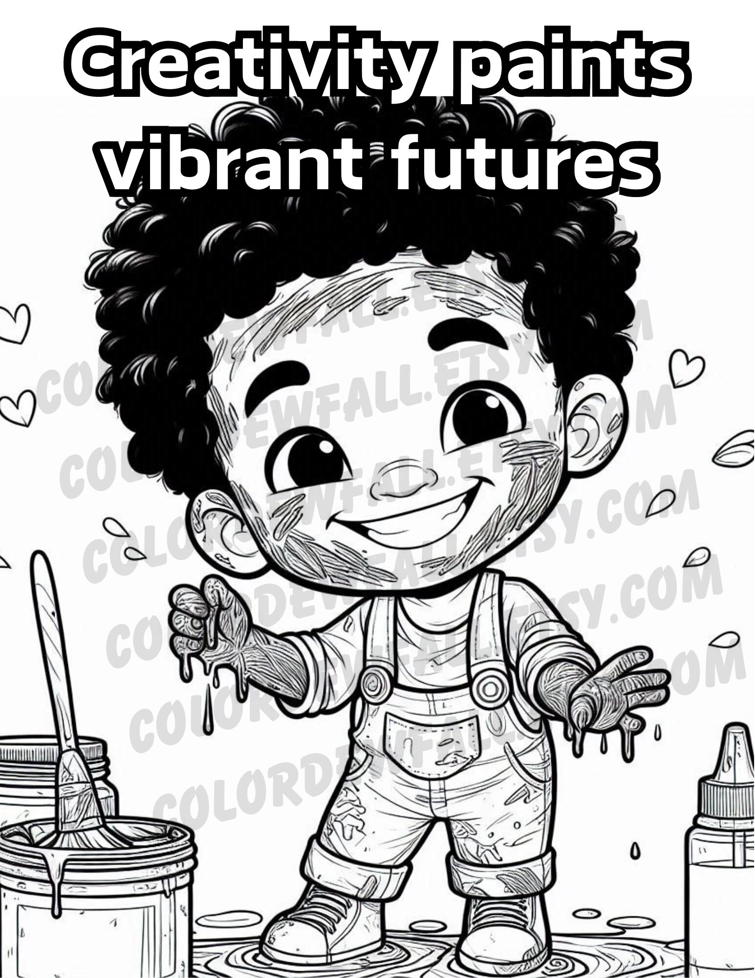 Get Dirty Printable Coloring Pages for Kids Coloring Book Children's ...