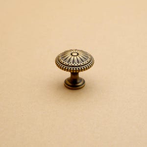 Victorian Antique Brass Cabinet Knobs, Vintage Brass Drawer Pulls, Antique Gold Cabinet Handles ...