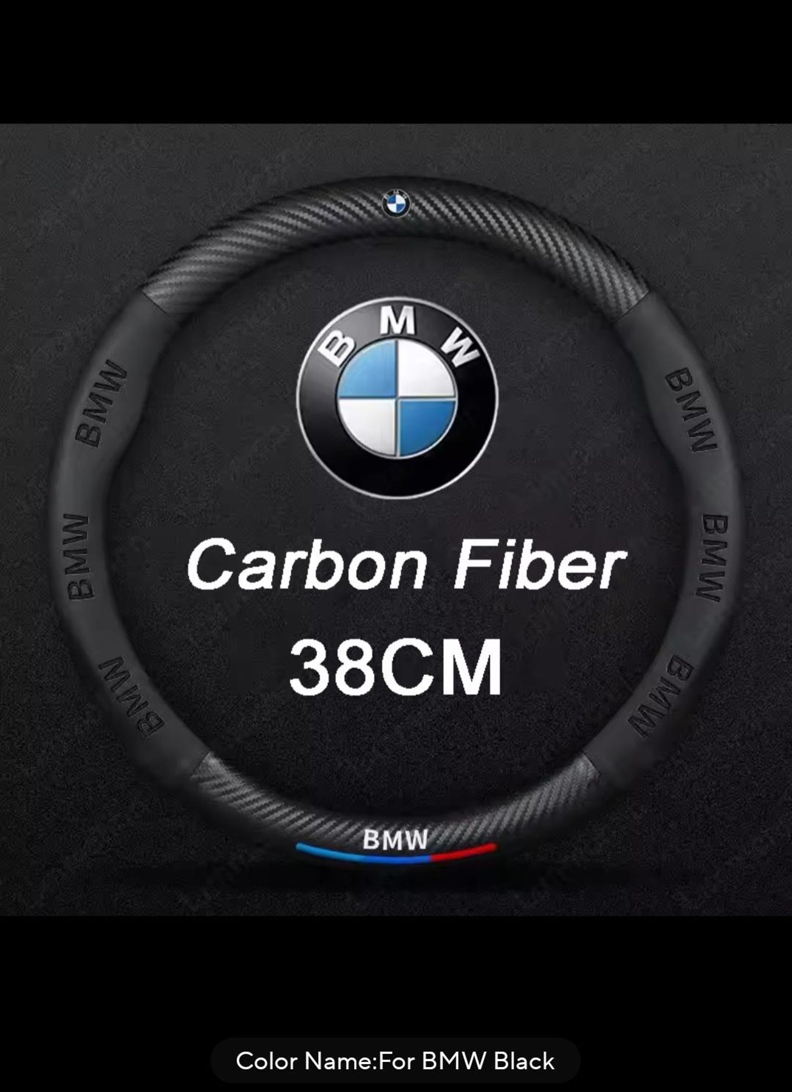 Car Anti-slip Ventilate Steering Wheel Cover for BMW M M3 M4 M5 E36 E39 ...