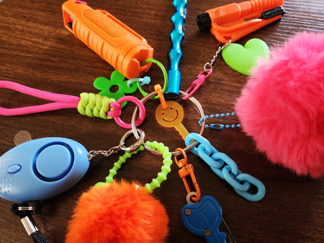 Y2K Bright Candy Colored Emergency Keychain - Etsy