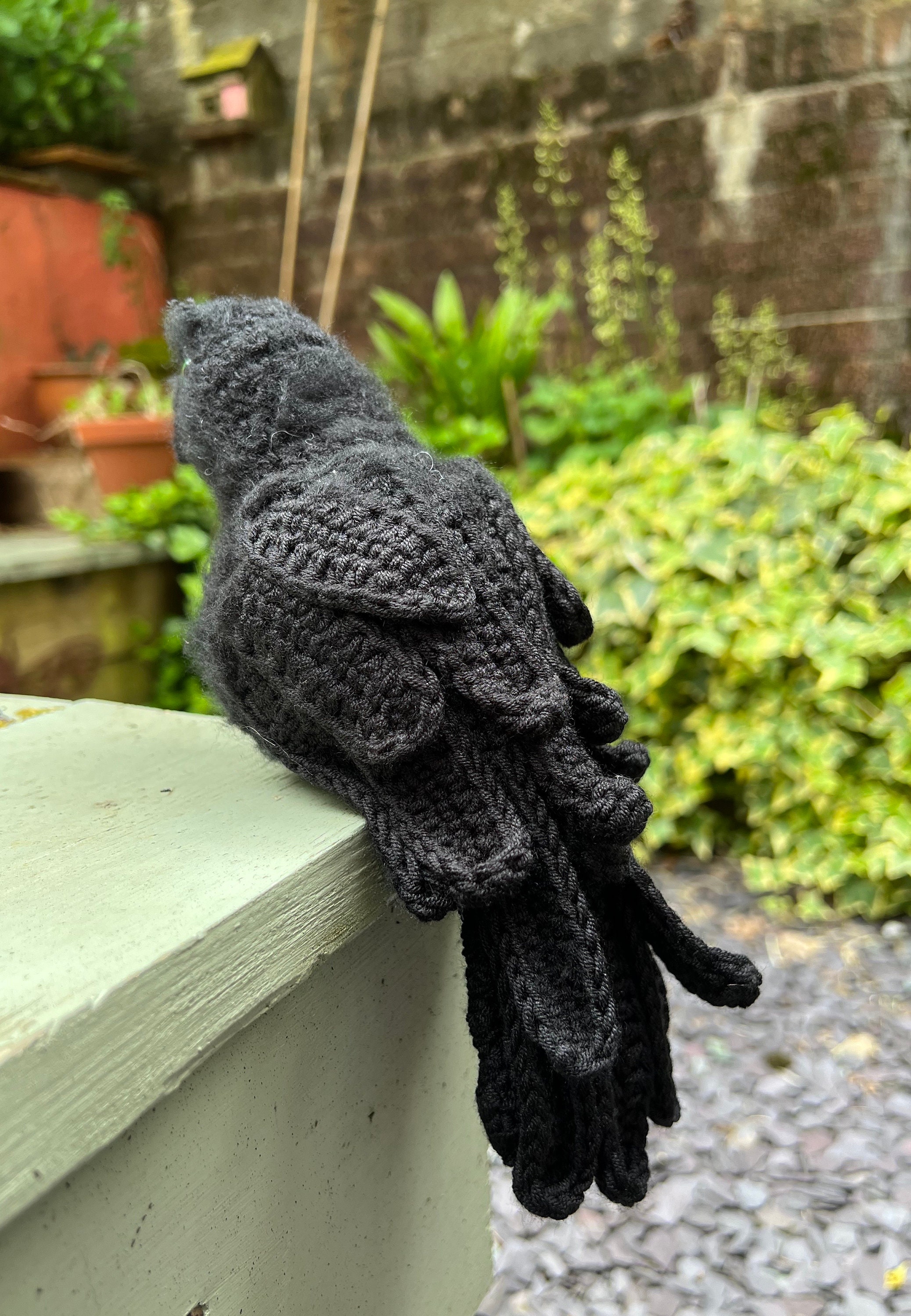 Emotional Support Raven, Crochet Pattern, Spiritual Animal Pattern ...