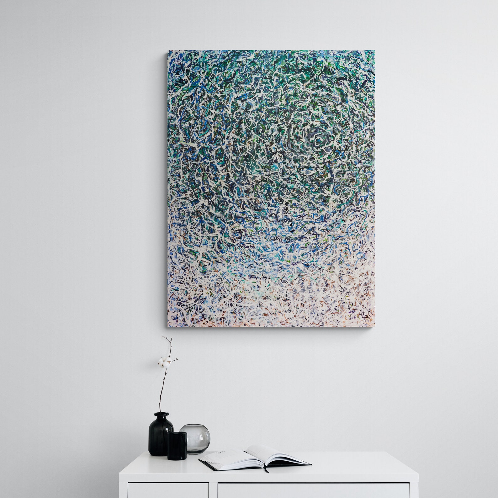 Nest 2 - 90x120cm Abstract Oil Painting - Etsy