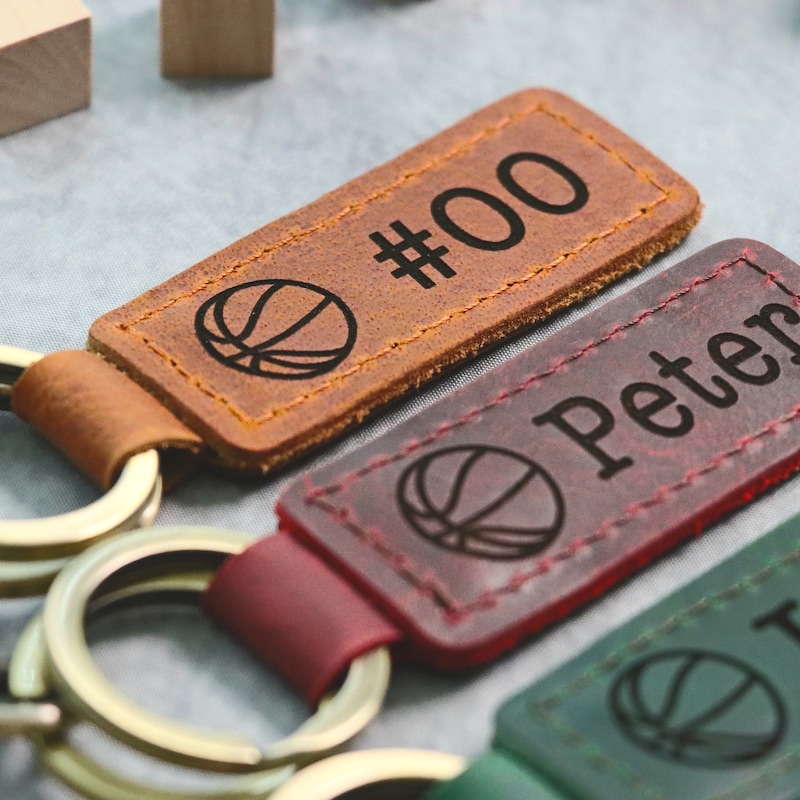 Basketball Keychain - Etsy