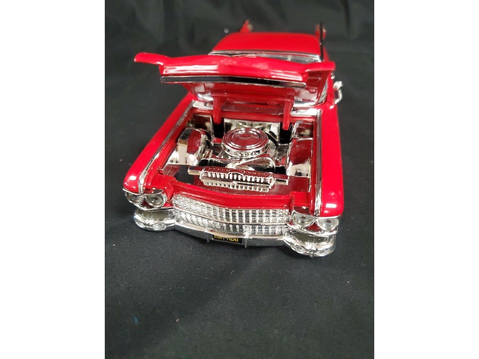 Jada Toys 1958 Cadillac Deville Red Diecast Model Car 1:24 Scale No ...