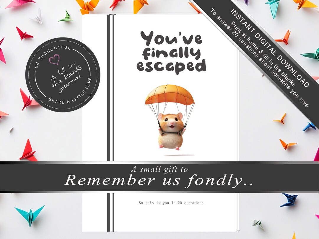 Farewell Gift for Colleague Fun & Thoughtful Gift Idea for Coworkers ...