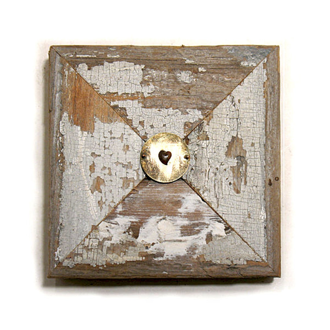 X Marks the Spot Heart Art Valentine Art Mixed Media Vintage Wood ...