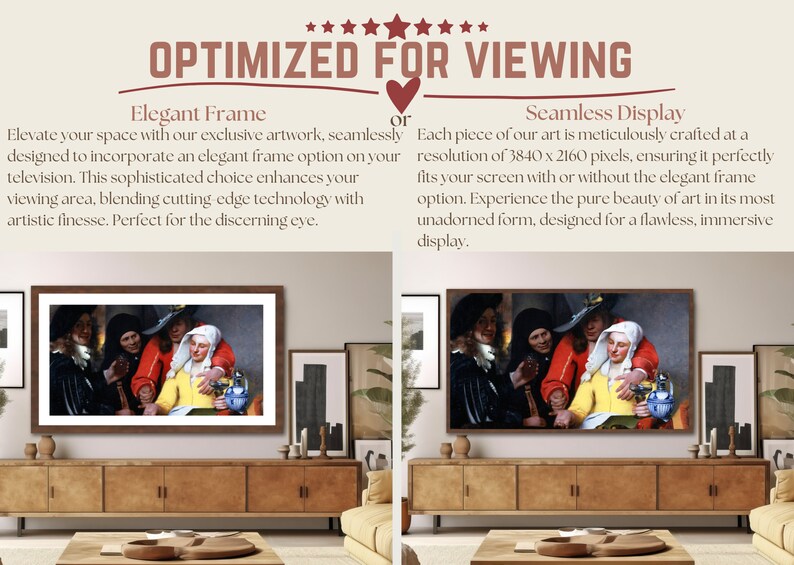 Vintage Johannes Vermeer Collection for Samsung Frame TV, +35 Pieces ...