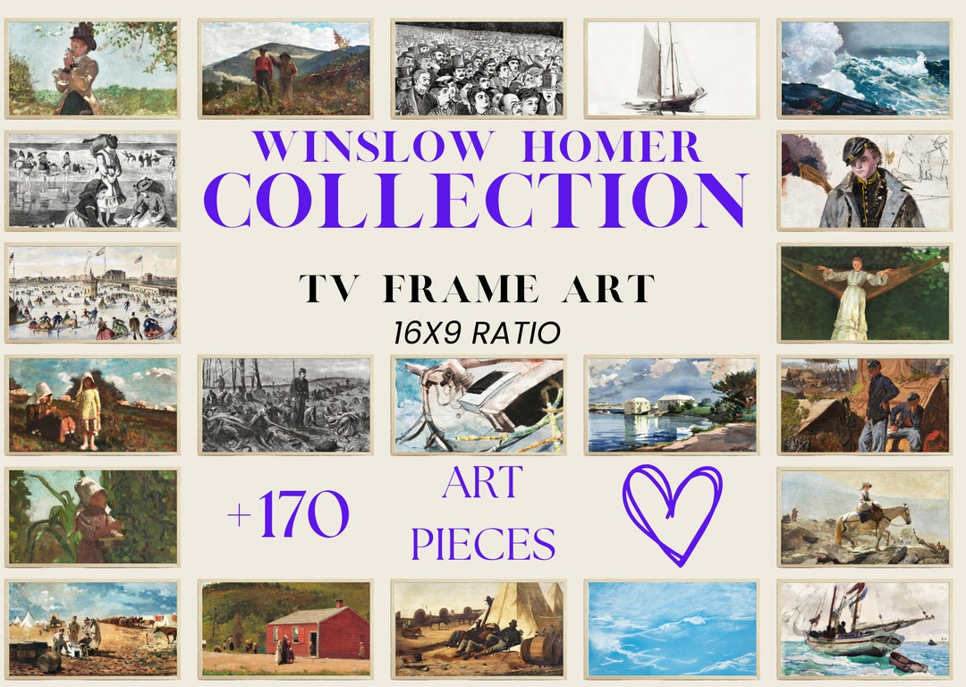 Winslow Homer Vintage Downloadable Art for Samsung TV | Digital Wall ...