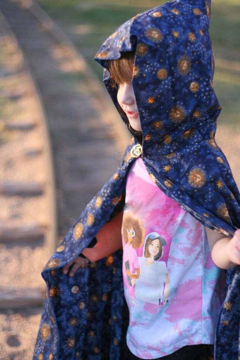 Cloak of Creation Hooded Cloak Cape Pretend Play Dress-up Costume for ...