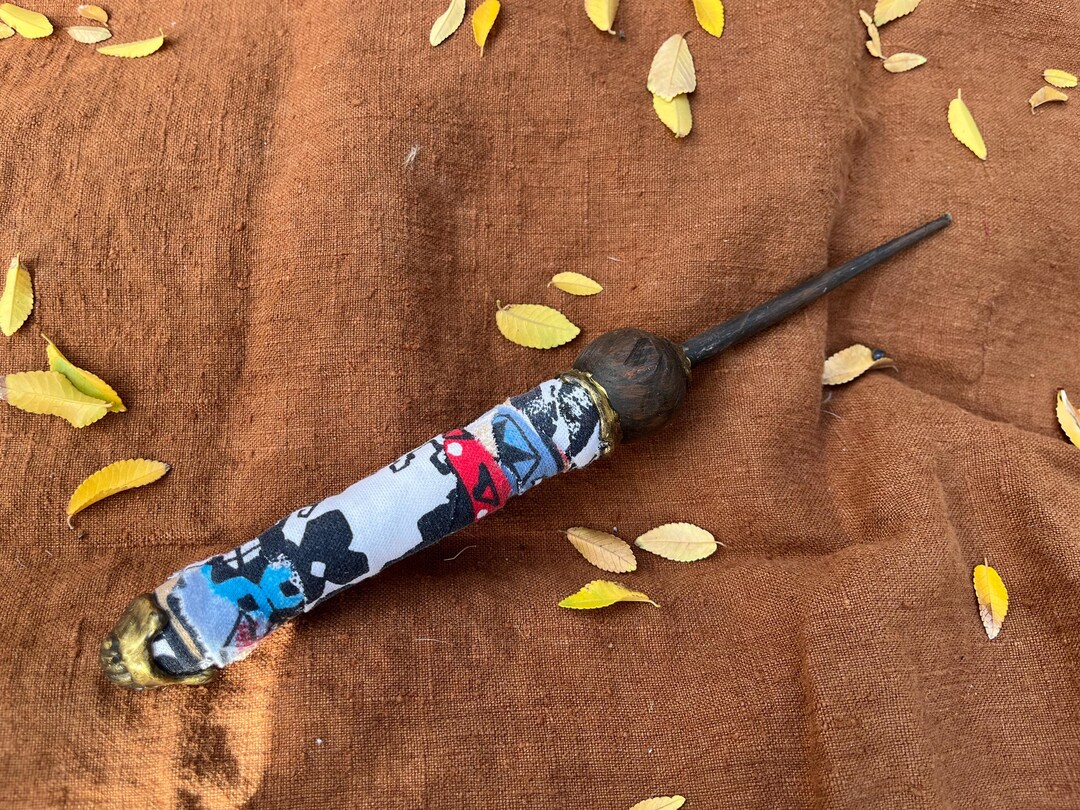 Soul Keeper's Wand, Rolled Paper Wand Handmade, Pretend Play, Cosplay ...
