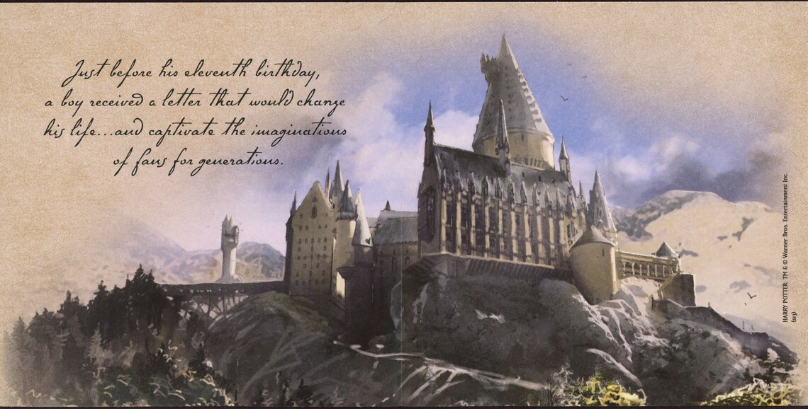 Harry Potter Postage Stamp Booklet, Harry Potter Collectible, Harry ...