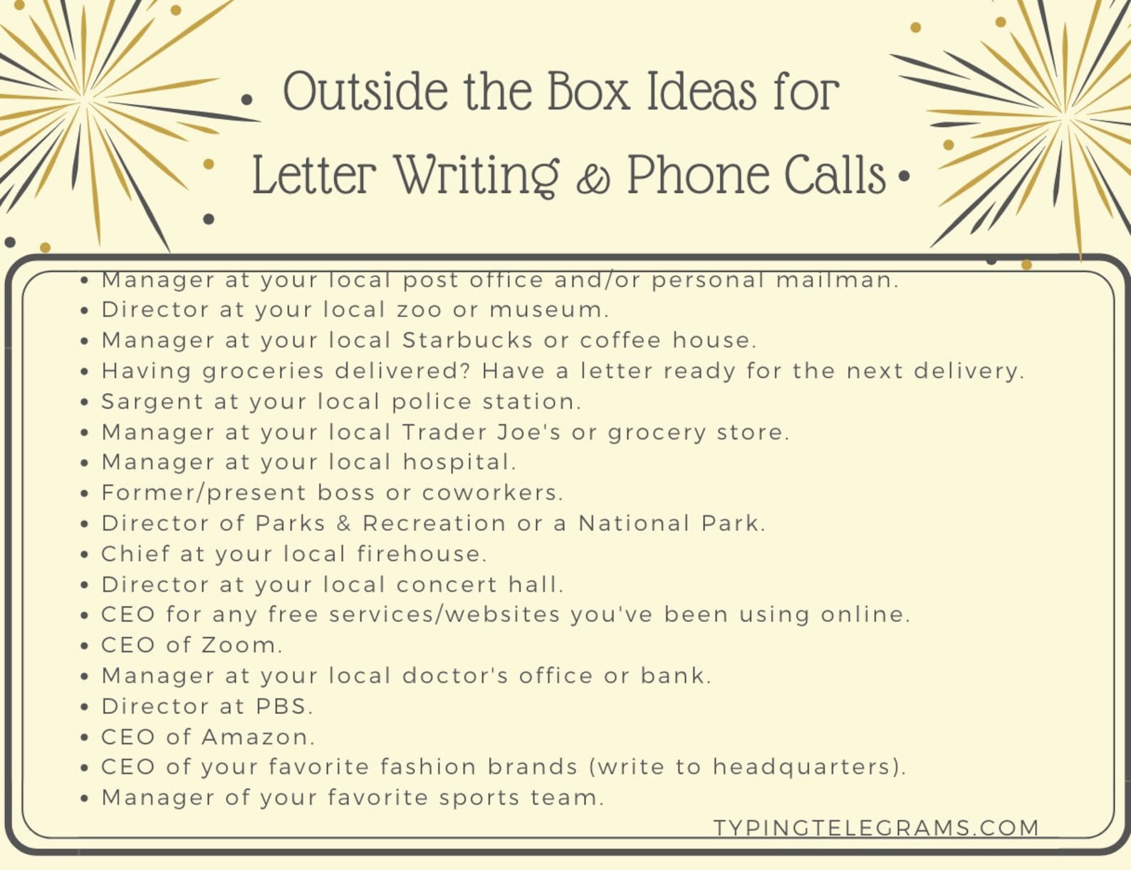 Vintage JW Telephone & Letter Writing Zoom Printable Service | Etsy