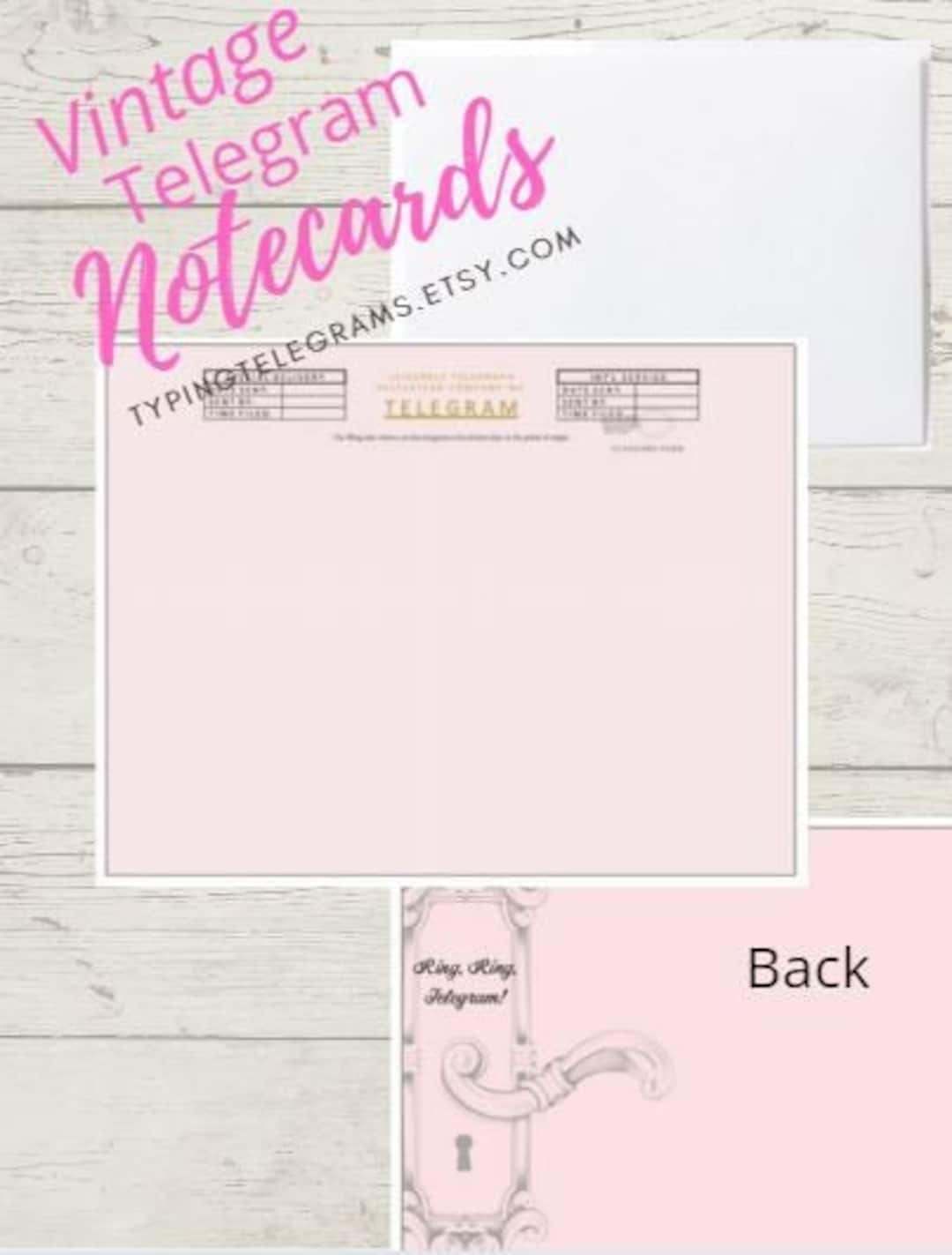 Personalized Downton Abbey Telegram Stationery Kate Spade Inspired ...