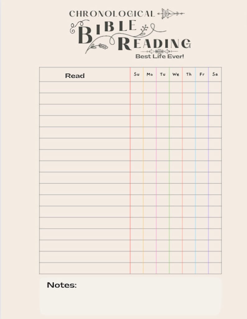JW Bible Reading Schedule Chronological JW Planner JW Pioneer Etsy JW Bible Reading Schedule Chronological JW Planner JW Pioneer Etsy