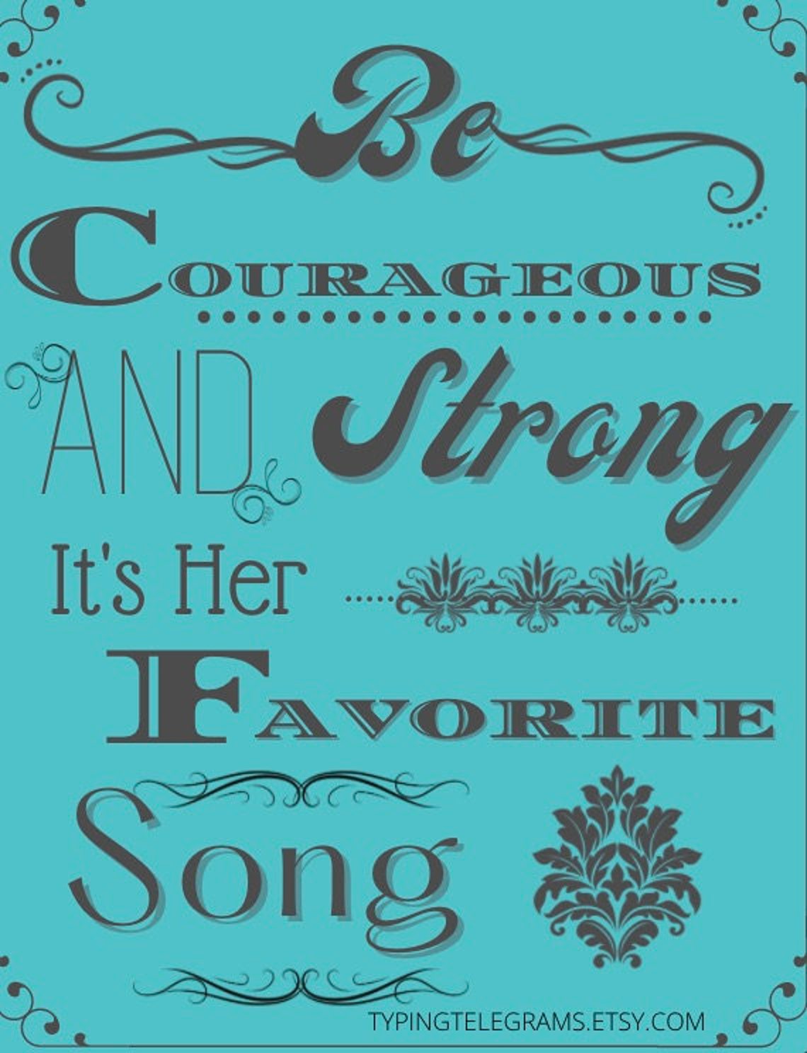 JW Original Songs Be Courageous and Strong Best Life Ever - Etsy