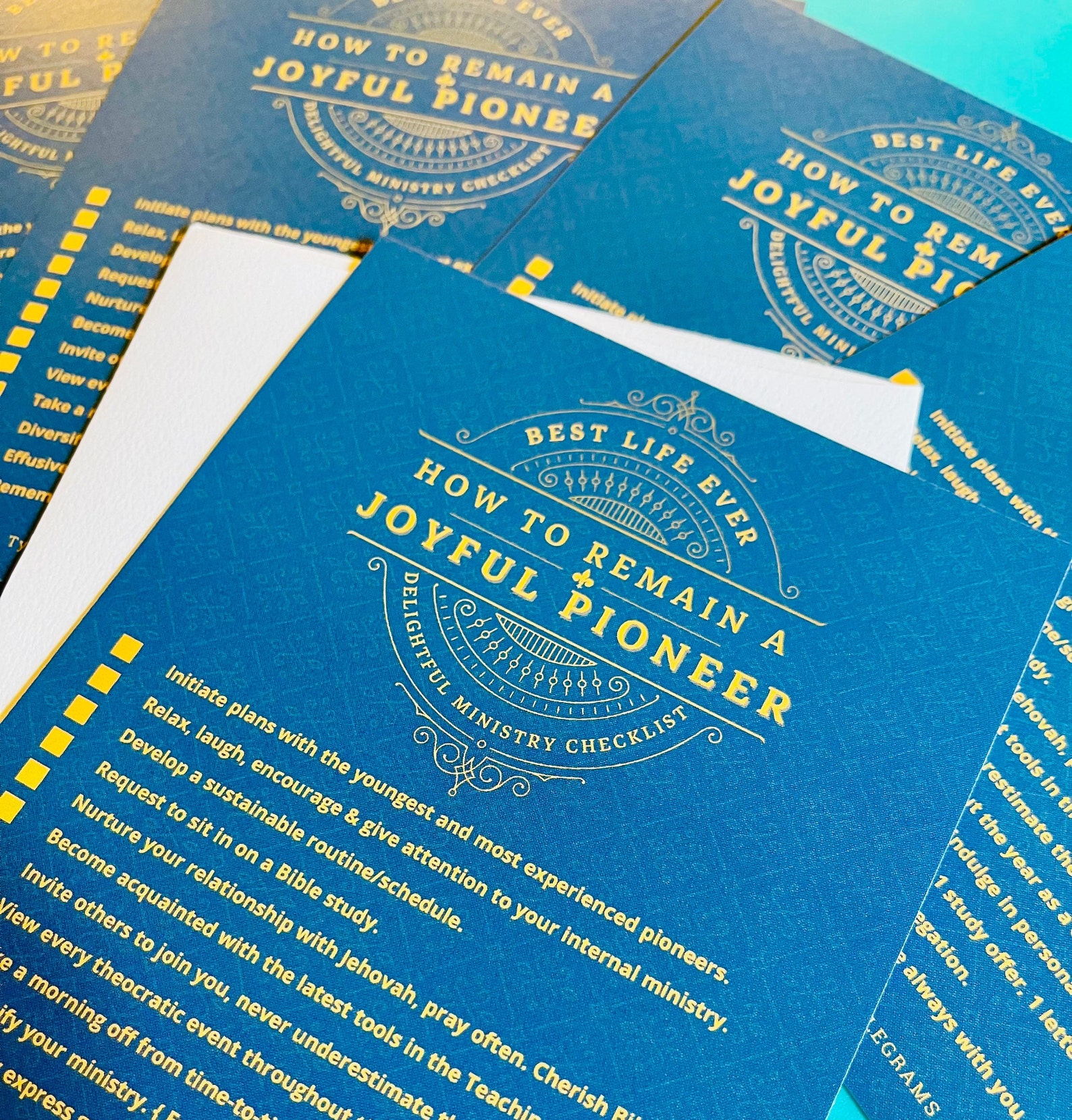 JW PIONEER Cards, JW Checklist Card, Jw Pioneer School Cards, Best Life ...