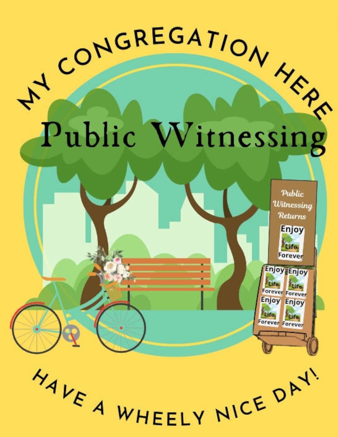 JW CART Public Witnessing Personalized JW Pioneer Gift Jw Pioneer ...