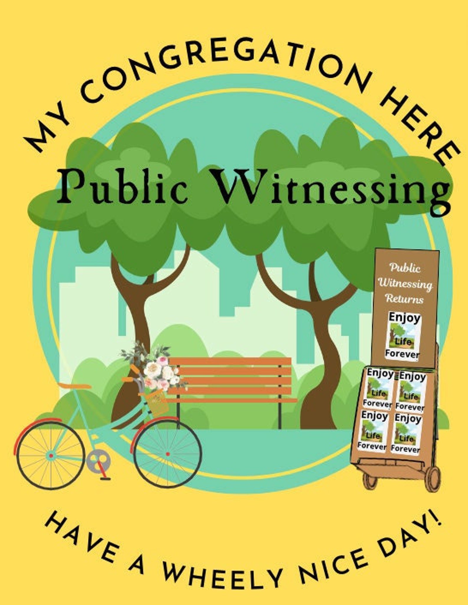 JW CART Public Witnessing Personalized JW Pioneer Gift Jw - Etsy