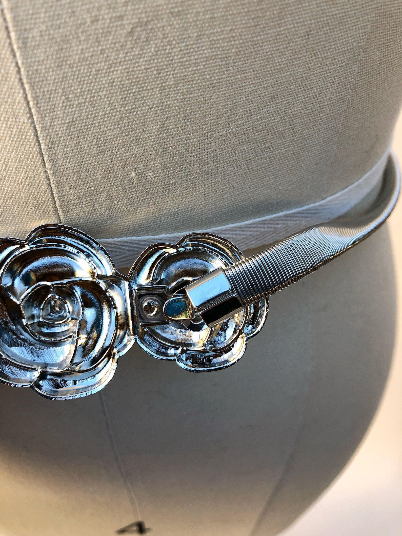 Anthropologie Rose Belt Embellished Belt Gold Belt - Etsy