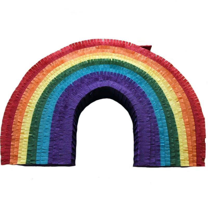 Rainbow Pinata - Etsy