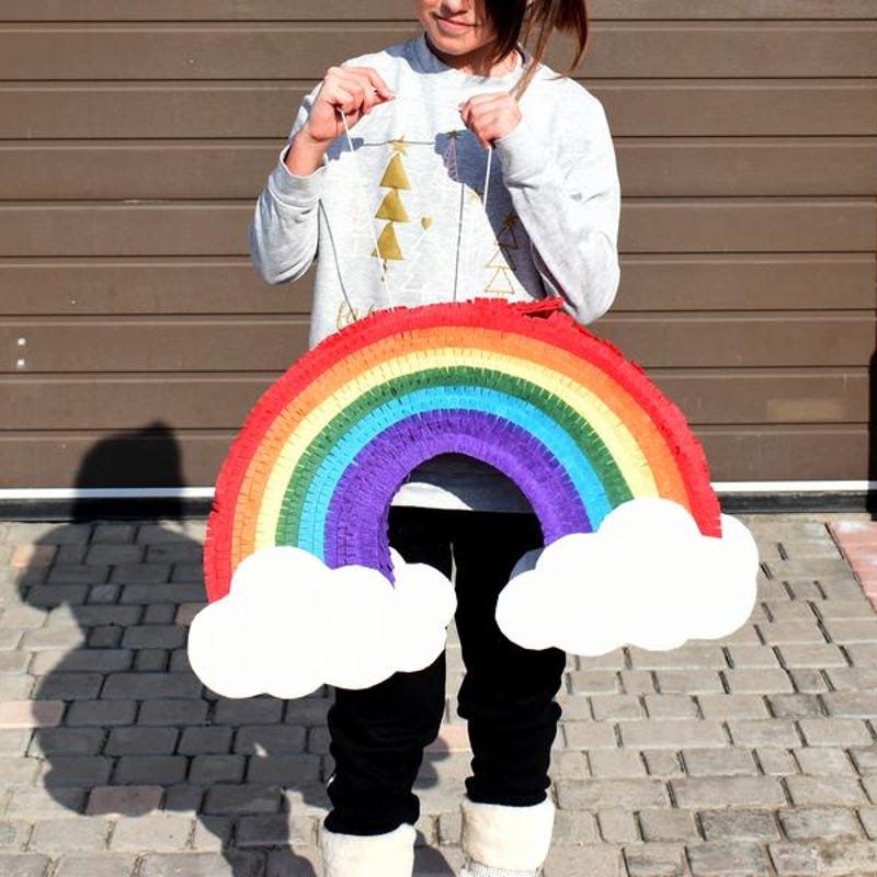 Rainbow Pinata - Etsy
