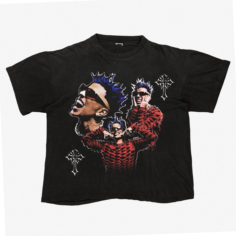 Rauw Alejandro Rap T-shirt, 90s Inspired Graphic Tee, Concert Merch ...