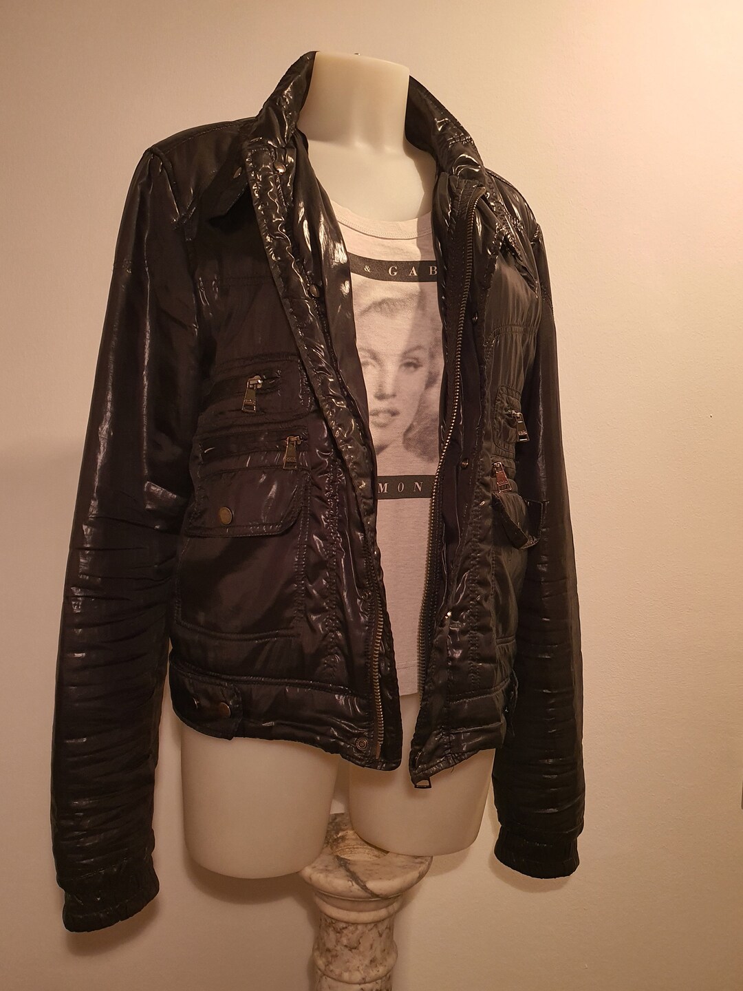 Dolce E Gabbana D&G Black Jacket With Pockets Menwear Haute Couture ...