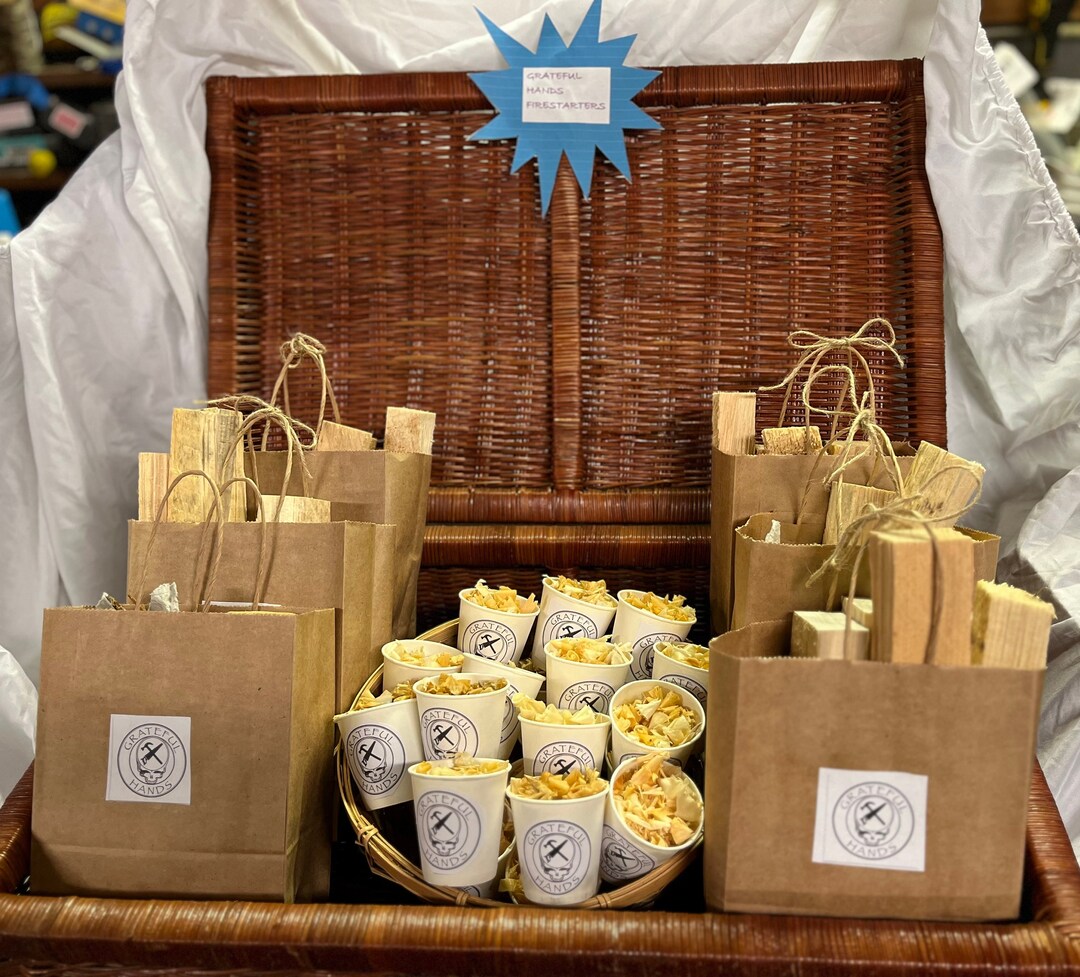 Fire Starters for Fire Pits, Camping, Log Fires, Natural Wax, Camping ...