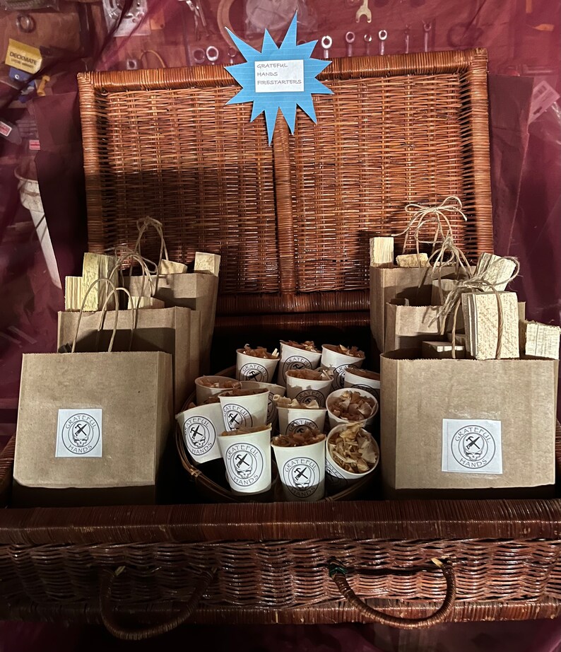 Fire Starters for Fire Pits, Camping, Log Fires, Natural Wax, Camping ...