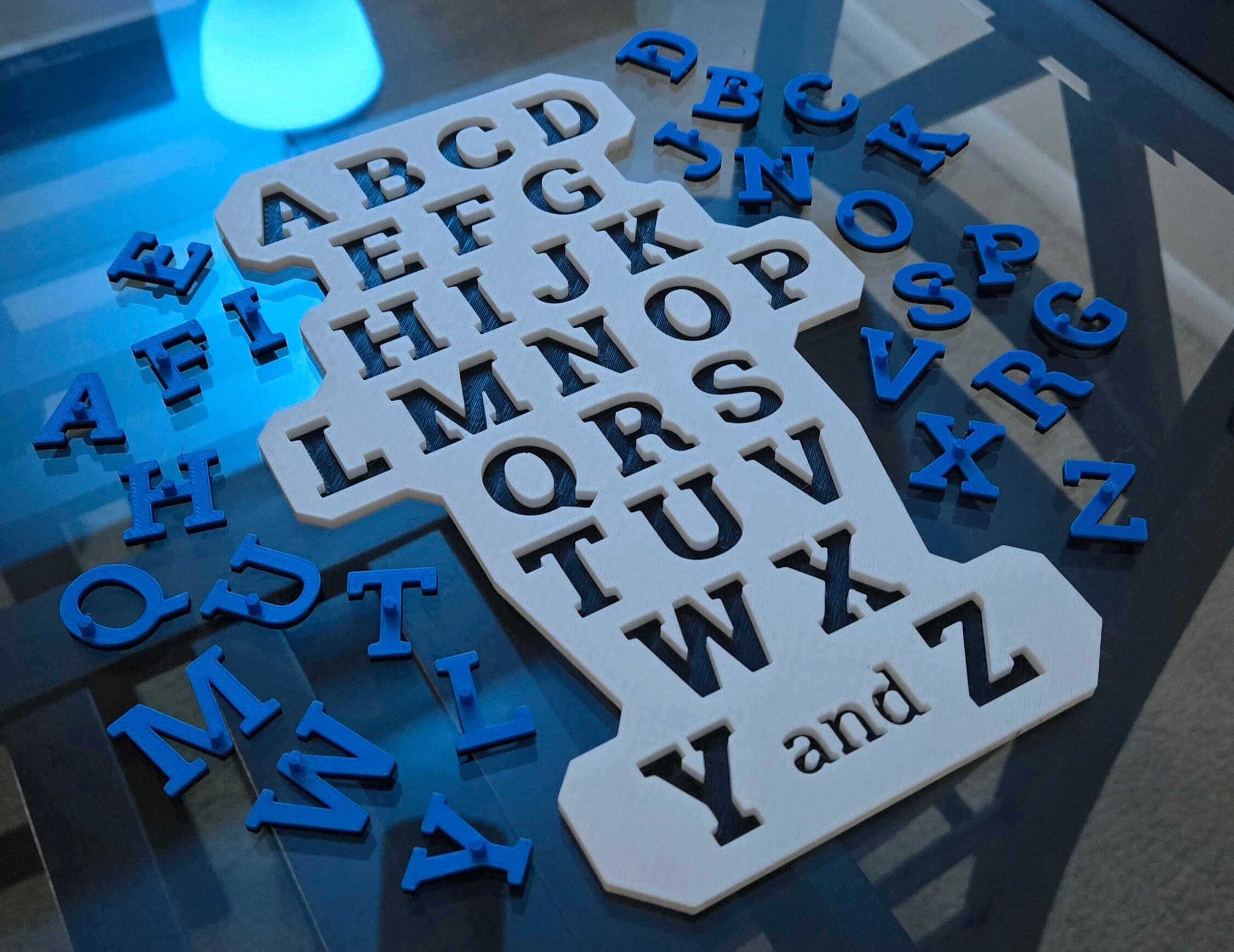 ABC Puzzle Board - Etsy