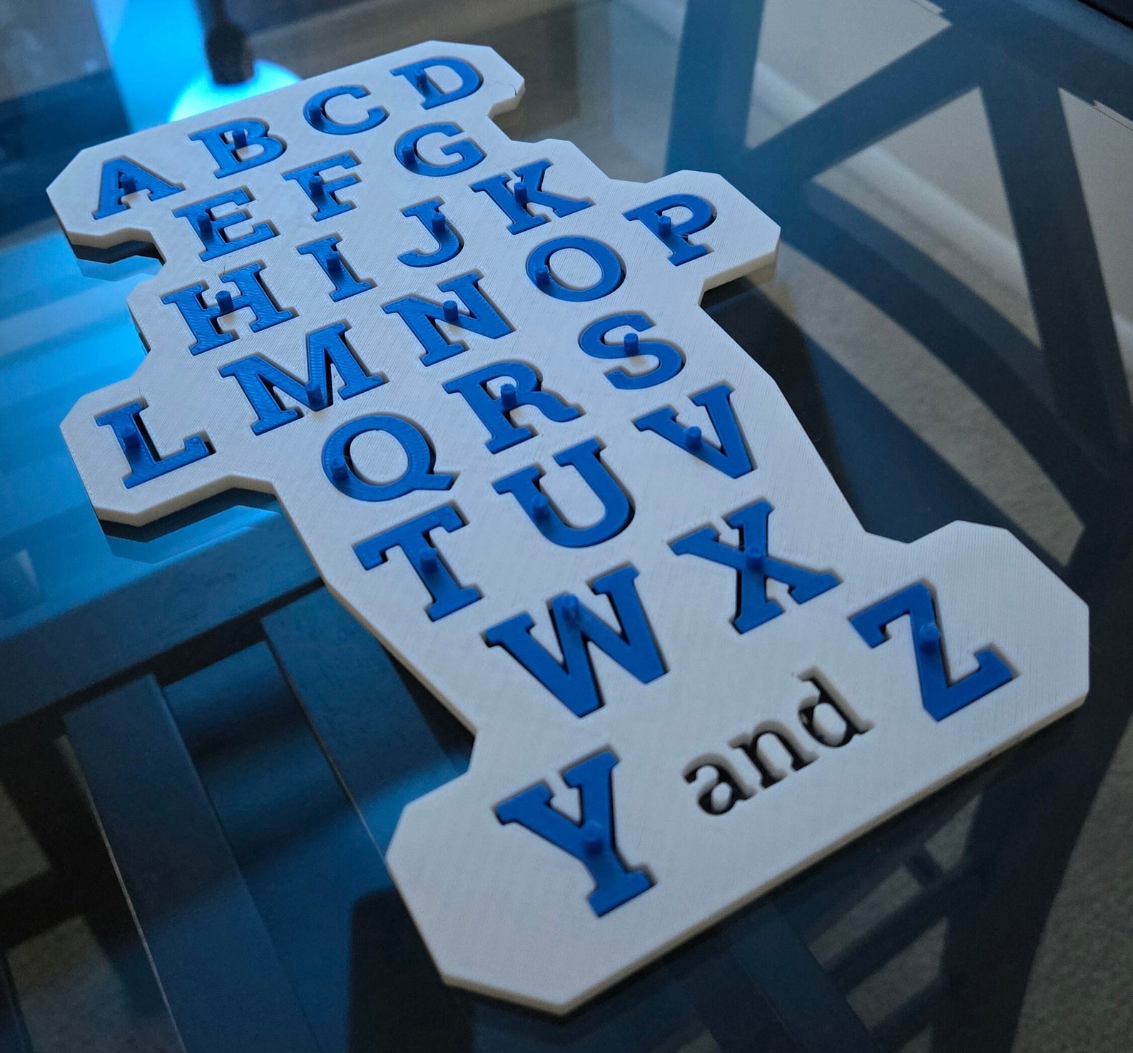 ABC Puzzle Board - Etsy