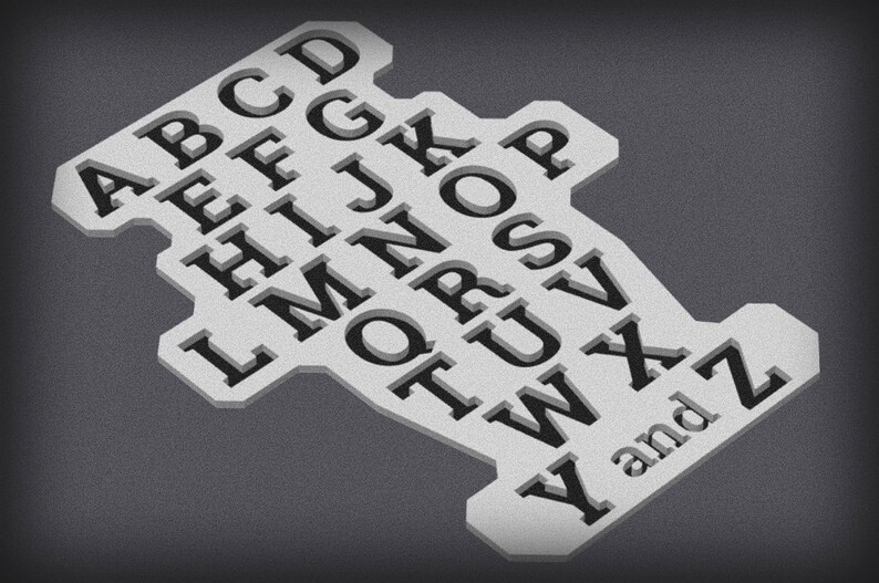 ABC Puzzle Board - Etsy