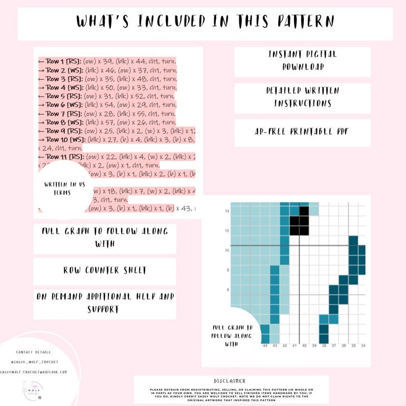 Jaws Crochet Tapestry Pattern - Etsy