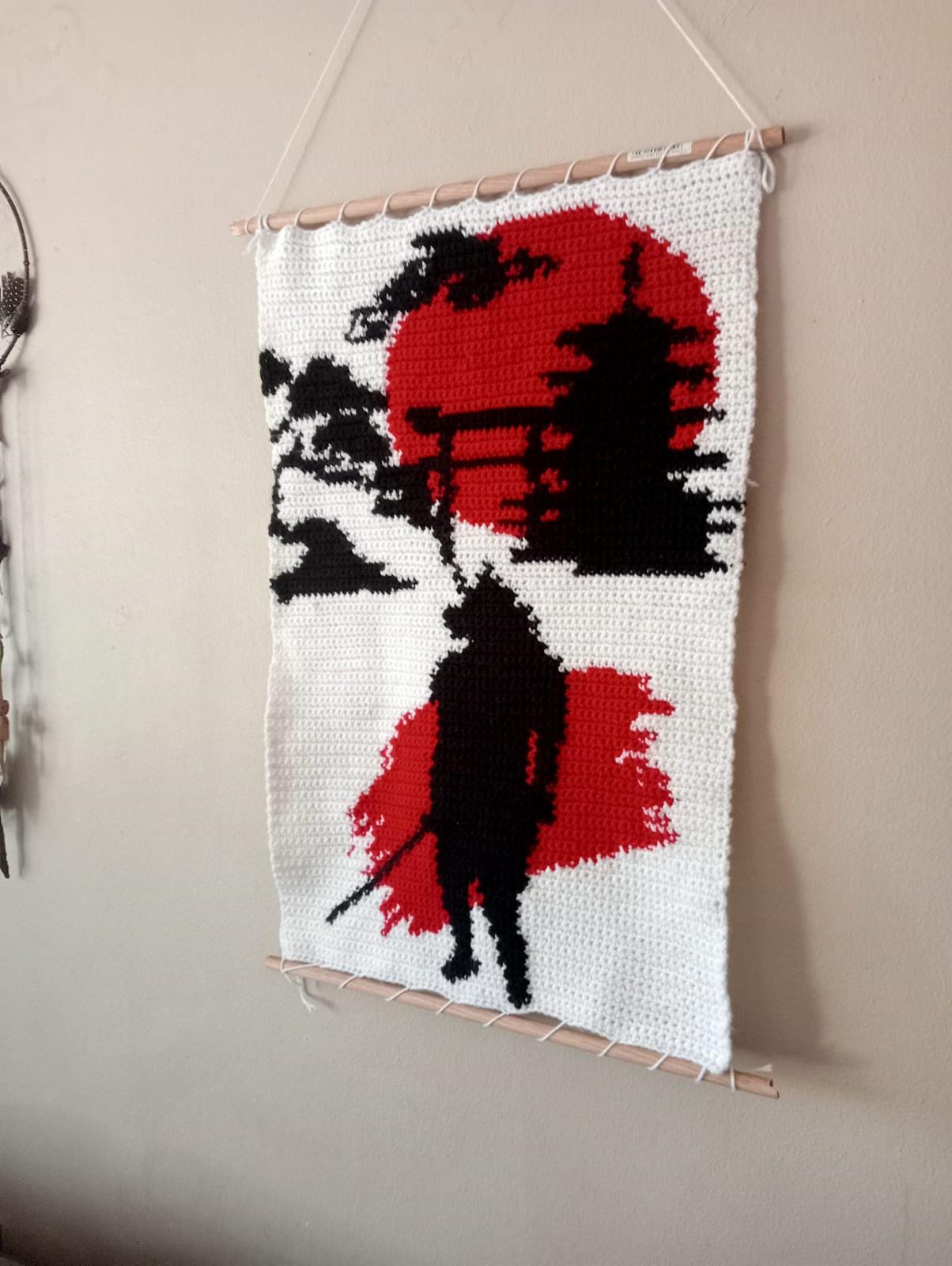 Samurai Crochet Tapestry Pattern - Etsy