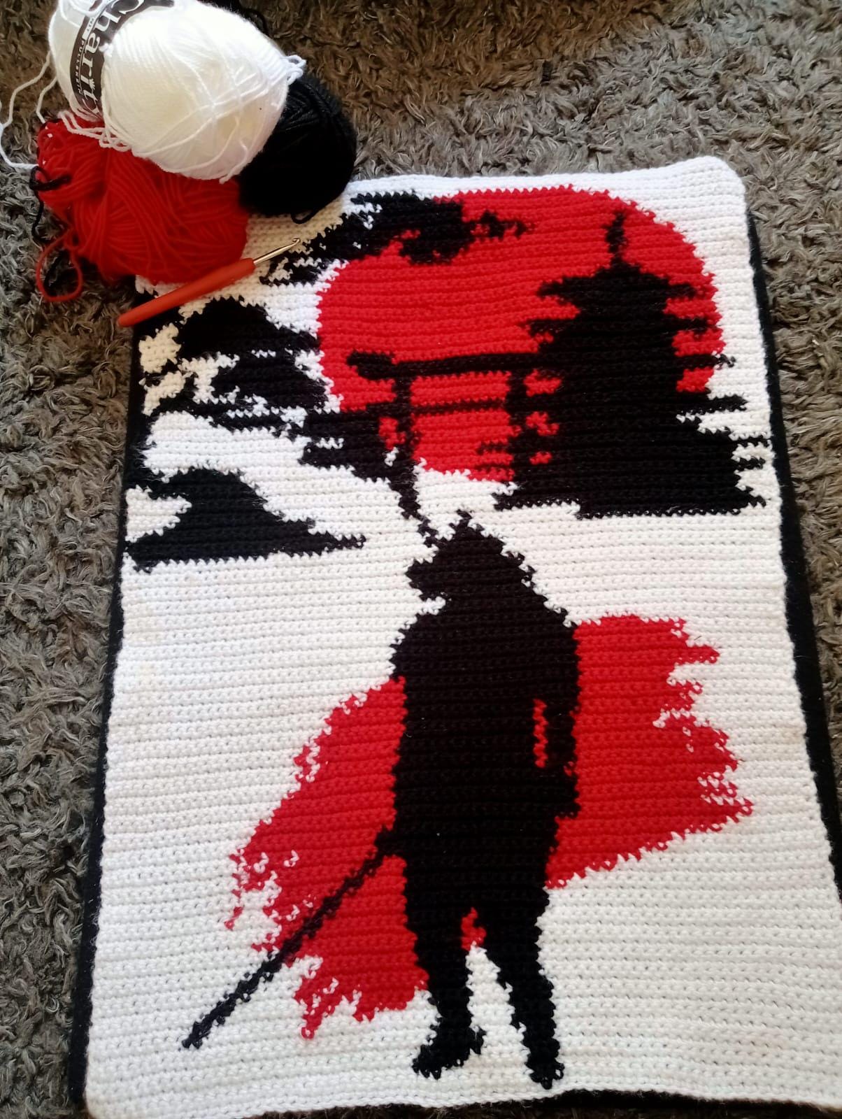 Samurai Crochet Tapestry Pattern - Etsy