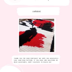 Samurai Crochet Tapestry Pattern - Etsy